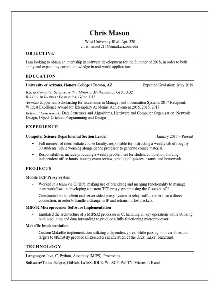 Resume - 2017 | Download Free PDF | Proxy Server | Software