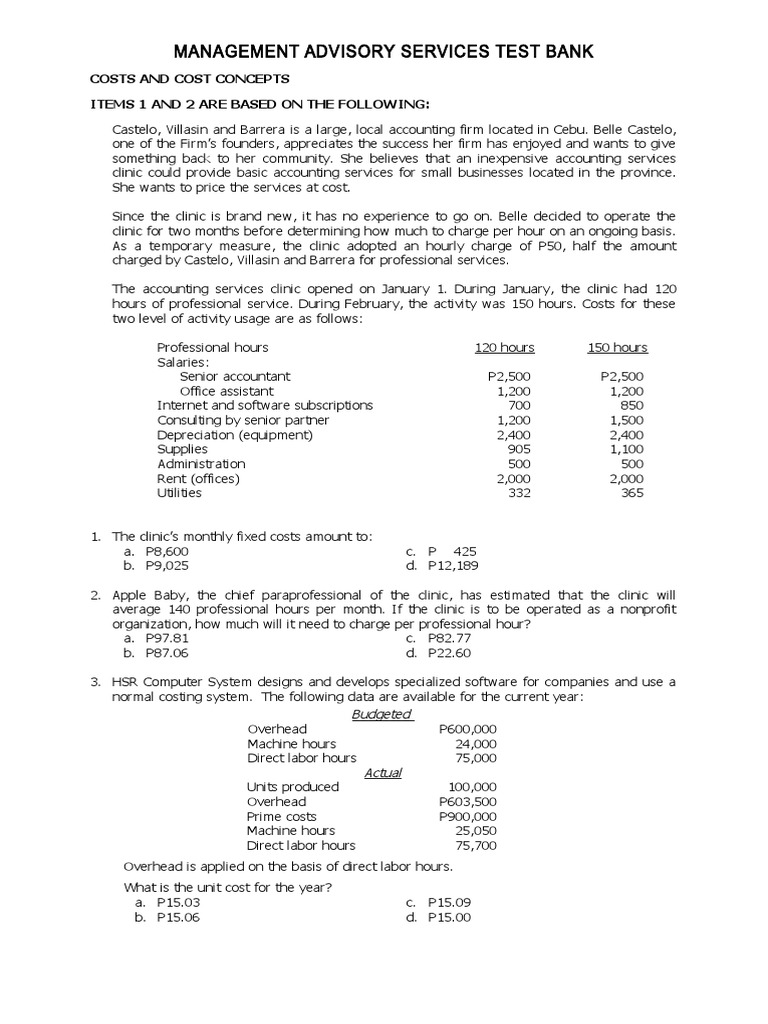 MAS Reviewer | PDF | Cost Of Goods Sold | Inventory