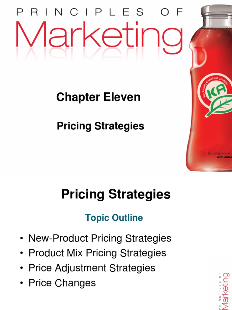 Priciples of Marketing - Pricing Strategies Chapter #11.pdf | Pricing ...