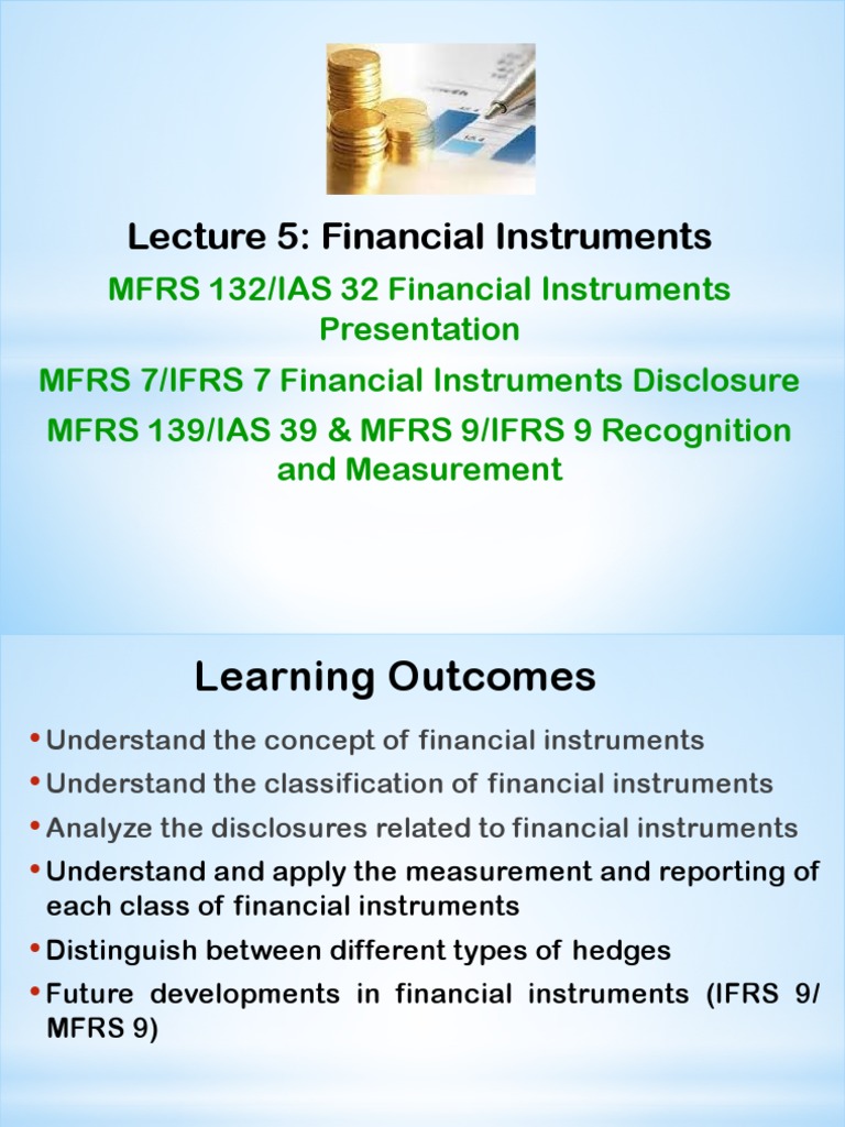Financial Instruments | International Financial Reporting Standards ...