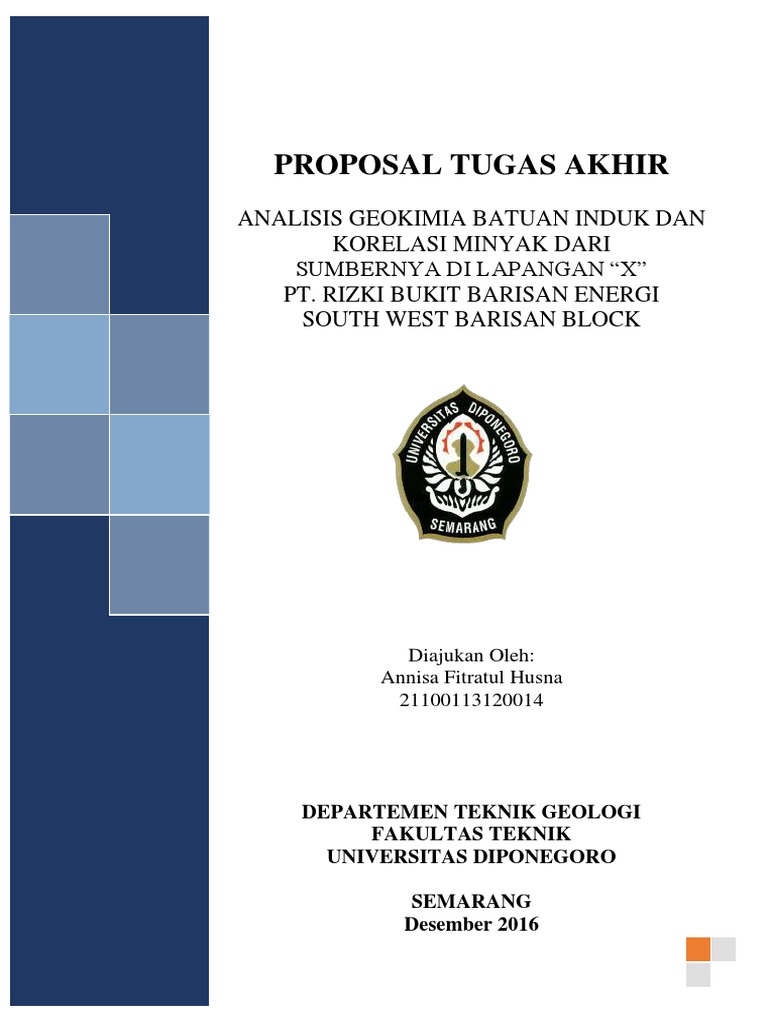 Proposal Penulisan Tugas Akhir | PDF