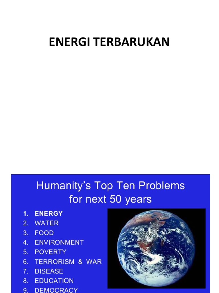 Energi-Terbarukan-Energi - Pertemuan 1 | PDF | World Energy Consumption ...