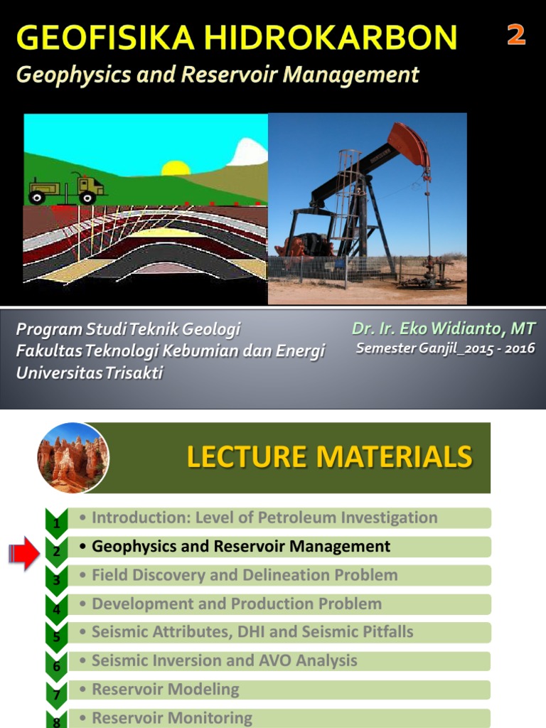 Geophysic and Res Management | PDF | Petroleum Reservoir | Geophysics
