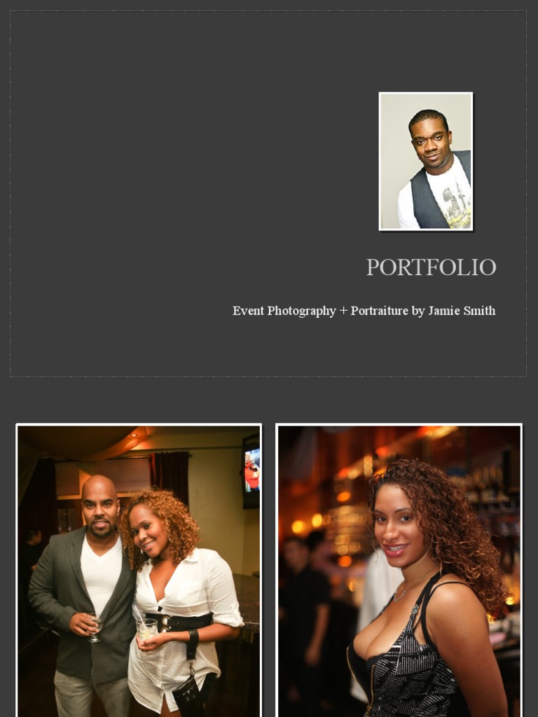 Portfolio: Event Photography + Portraiture by Jamie Smith | PDF