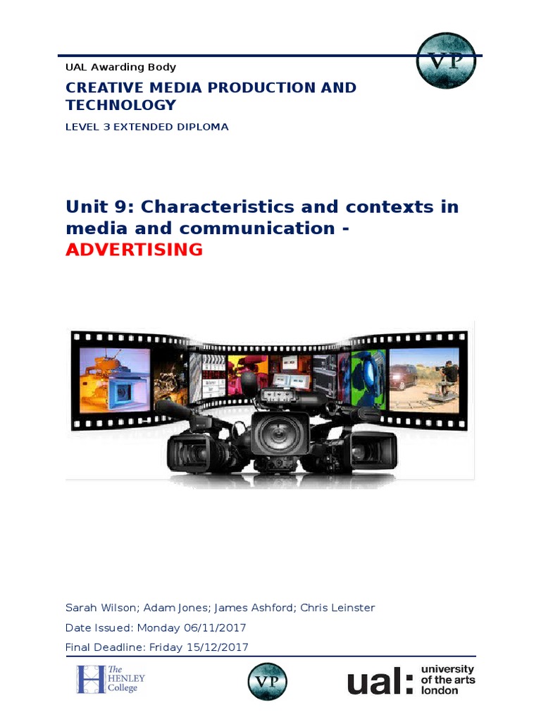 Unit 9 Brief - Advertising | PDF | Advertising | Genre