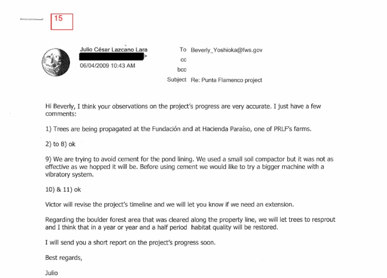 Email Cesar Lazcano Yoshioka 6 4 2009 | PDF