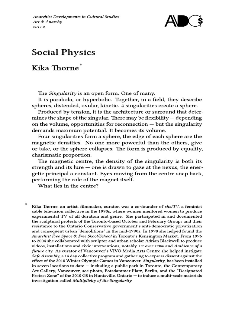 Social Physics | PDF | Physics | Arts (General)