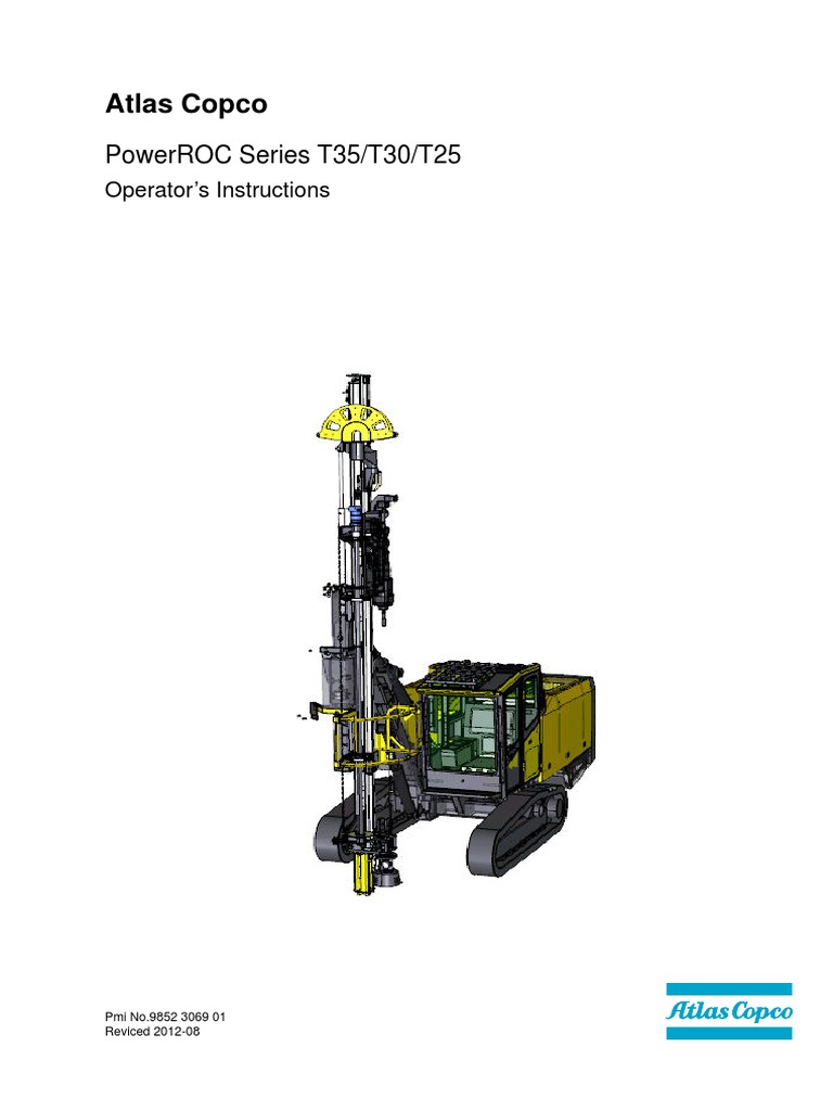 Operating Instruction PowerROC T35, T30 and T25 | PDF | Diesel Engine ...