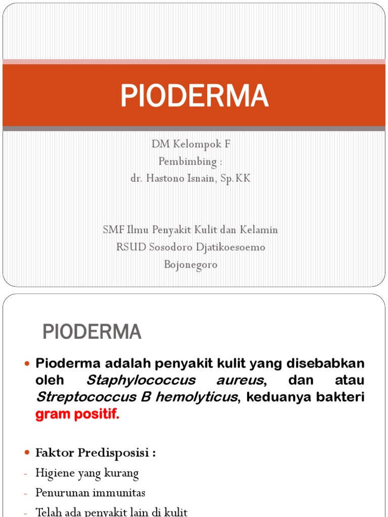 Pioderma | PDF