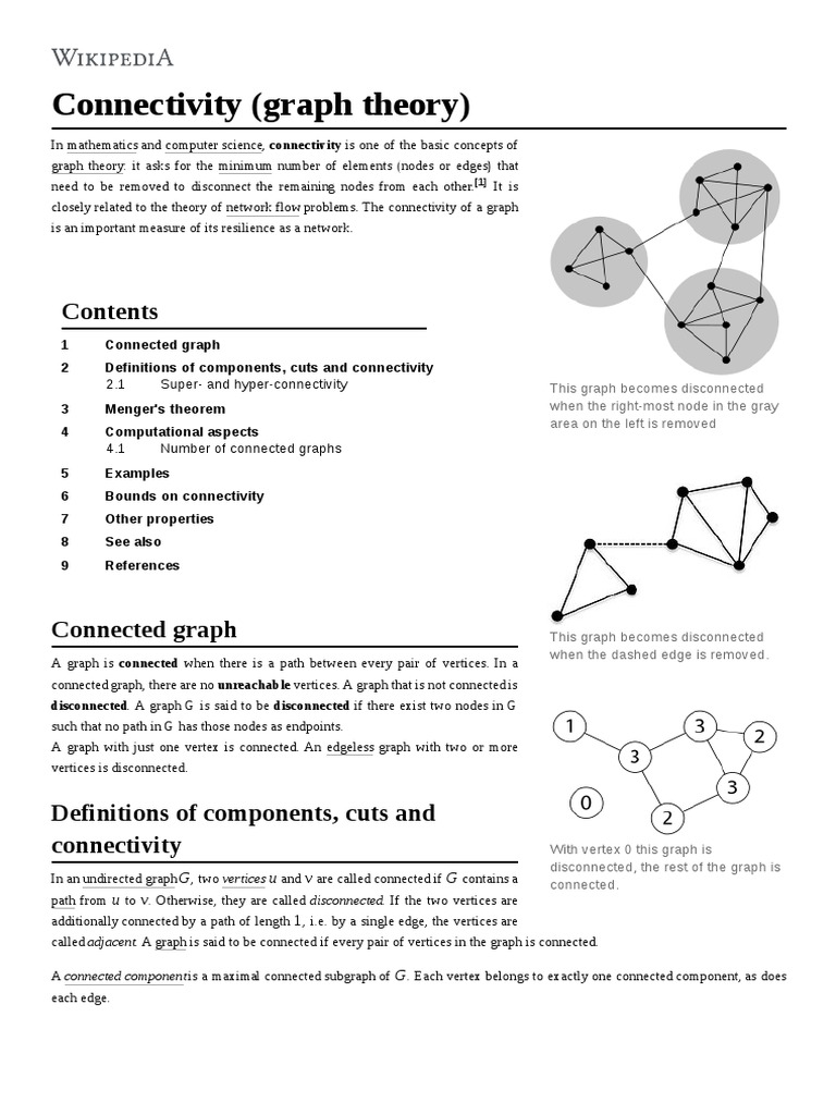 Connectivity_(graph_theory).pdf | Graph Theory | Operations Research