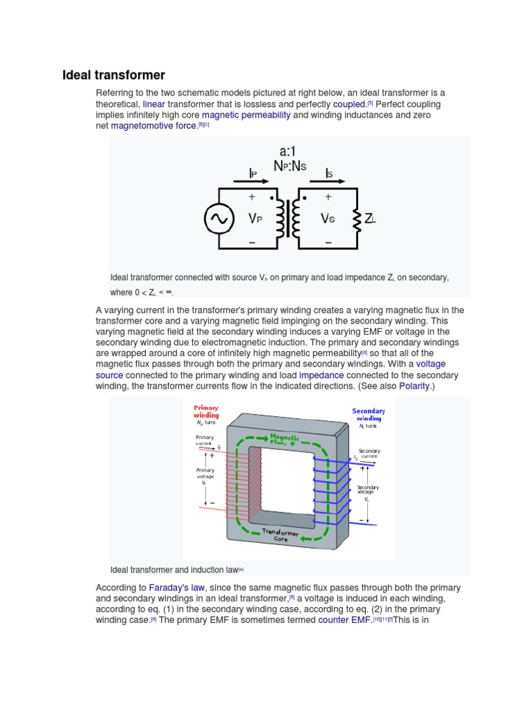 Ideal Transformer | Electromagnetic Induction | Transformer