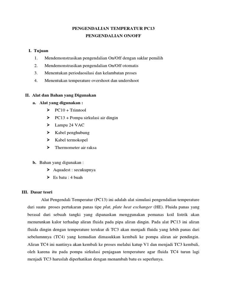 Laporan Tetap PC13 | PDF