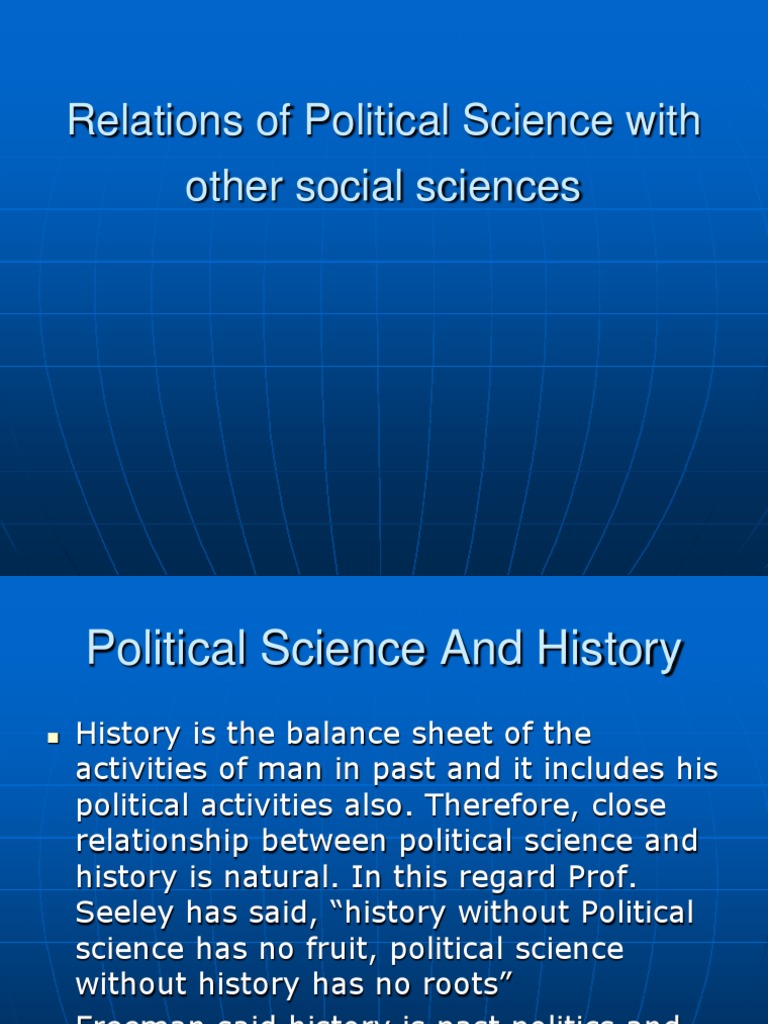 Political Science and Its Social Links | PDF | Sociology | Political ...