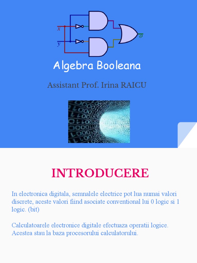 Algebra Booleana: Funcții și Minimizare | PDF