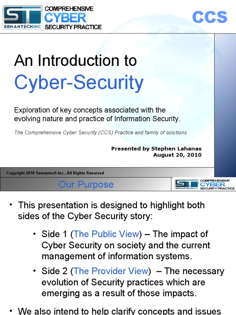 Introduction To Cybersecurity | PDF | Computer Security | Threat (Computer)