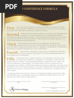 Napoleon Hill's Self-Confidence Formula | PDF