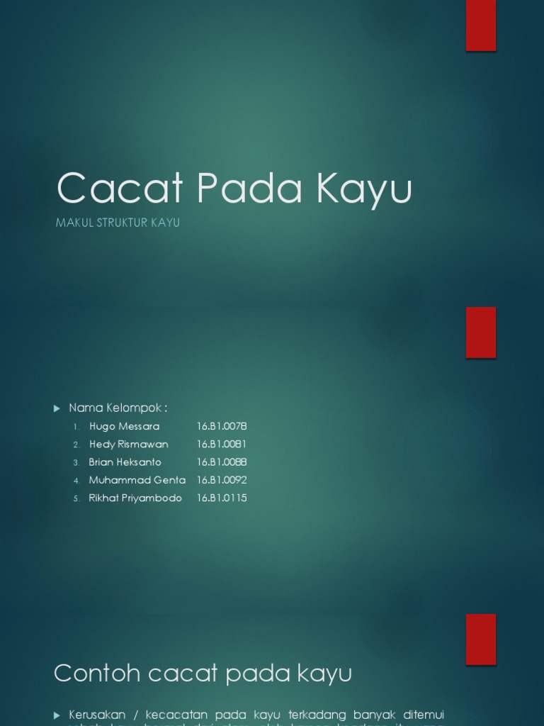 Cacat Pada Kayu | PDF