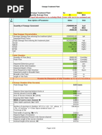 Design Calculation - STP | PDF | Environmental Science | Chemistry