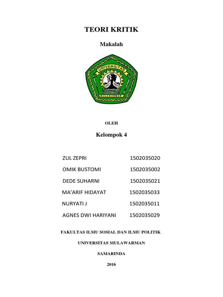 Makalah Teori Sosial | PDF | Sejarah