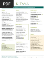 Springbone Kitchen Menu | PDF | Broth | Chocolate