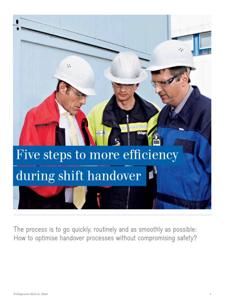 Draeger Shift Handover Safety en 201408 | PDF | Communication | Employment