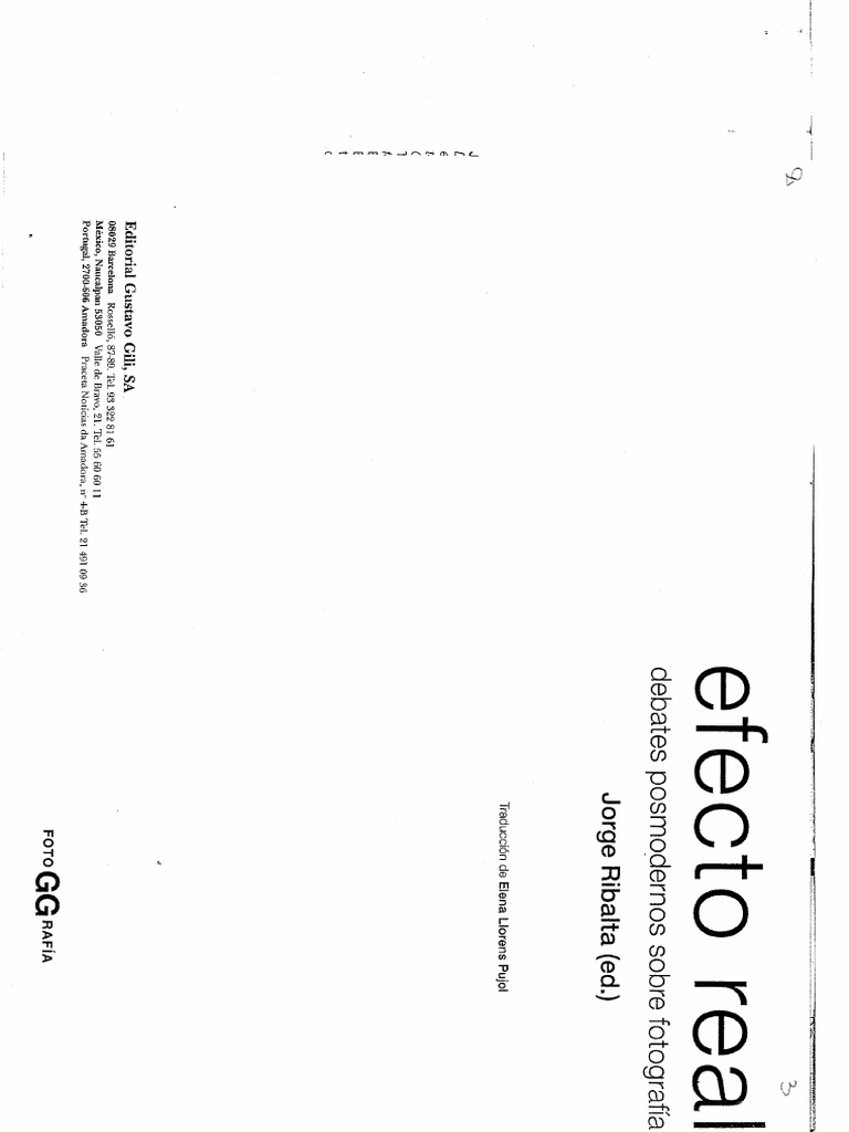 Geoffrey Batchen - Ectoplasma - La Fotografia en La Era Digital (En ...