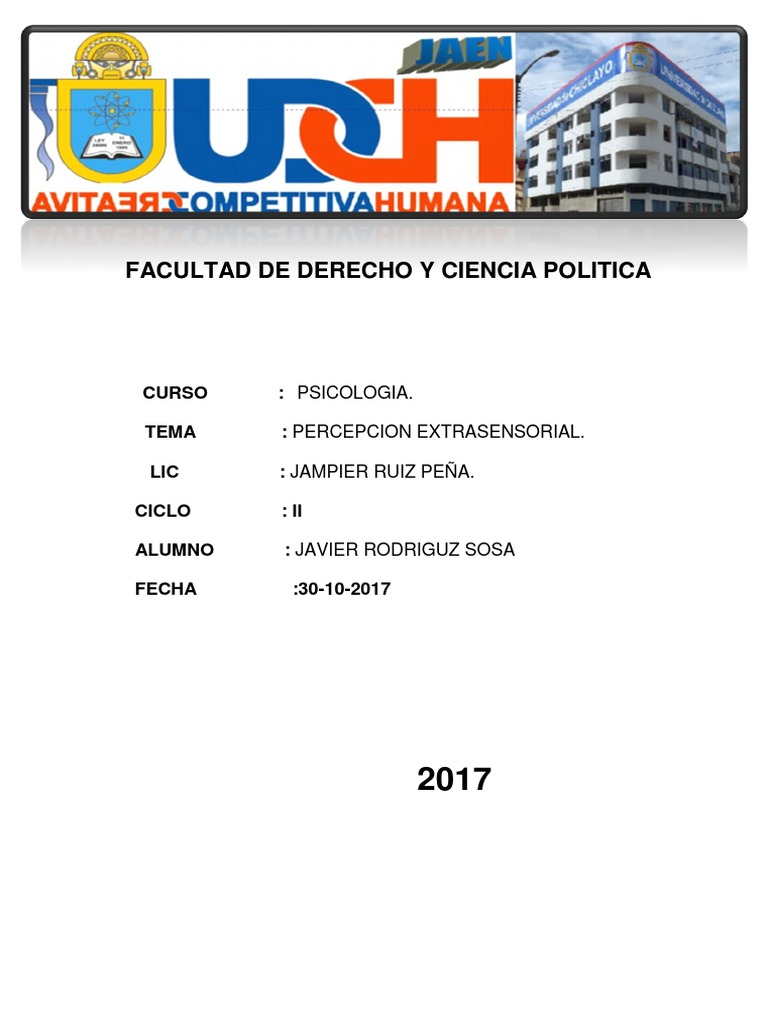 Percepción Extrasensorial | PDF | Telepatía | Percepción extrasensorial