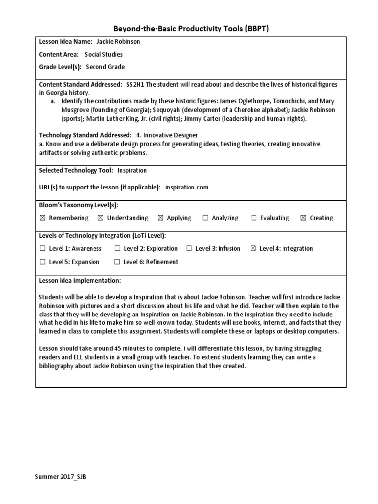 BBPT Lesson JR | PDF