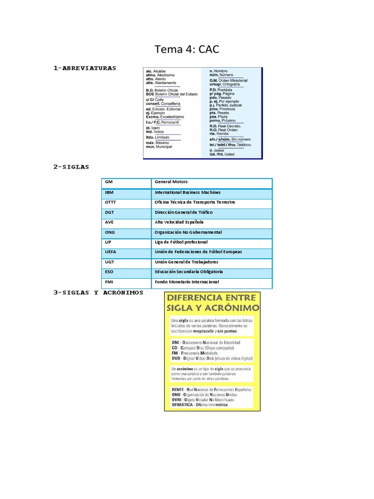 Cac - Tema 4. Documentos | PDF | Business