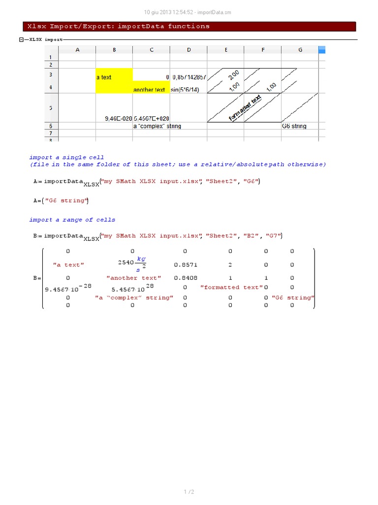 Import - Export Examples | PDF | Computer Data | Computing