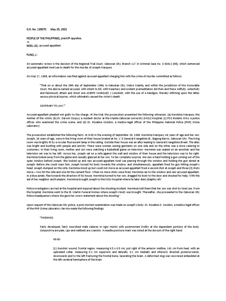 Evidence Cases | PDF | Murder | Evidence