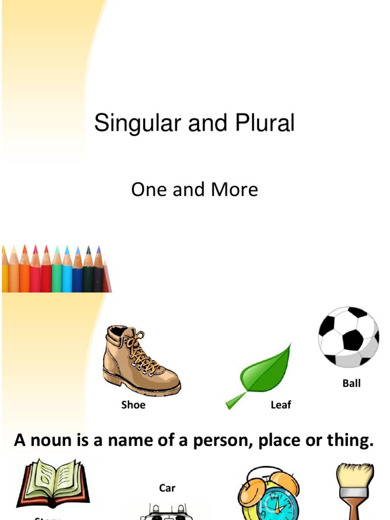 Singular and Plural Nouns Explained | PDF | Grammatical Number | Plural
