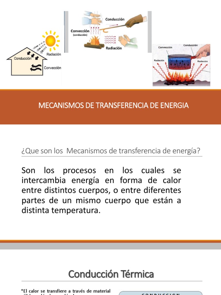 Mecanismos de Transferencia de Energia | PDF | Conduccion termica ...