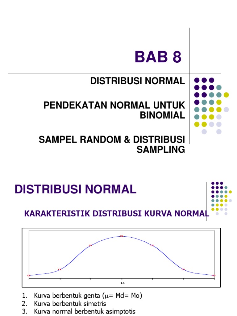 Distribusi Normal & Sampling | PDF