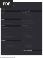 Emmet CheatSheet | PDF | Html Element | Web Development