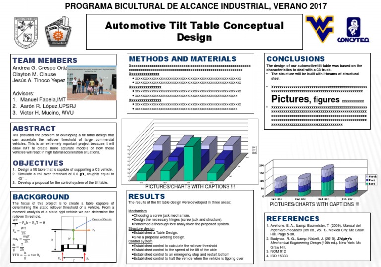 Automotive Tilt Table Design for Rollover Testing | PDF | Mechanical ...
