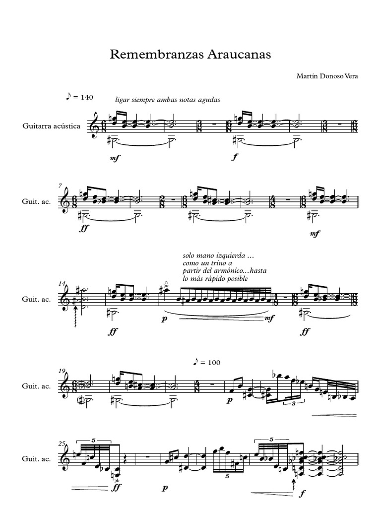 Remembranzas Araucanas | PDF