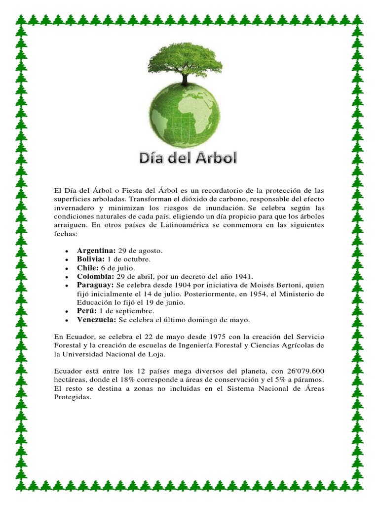 Día Del Árbol | PDF
