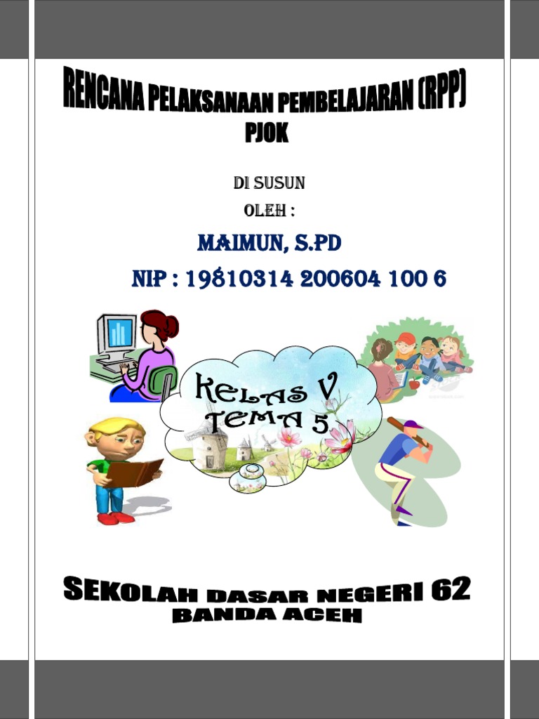 Cover RPP Pjok Semester 2 KLS 1 & 4 | PDF