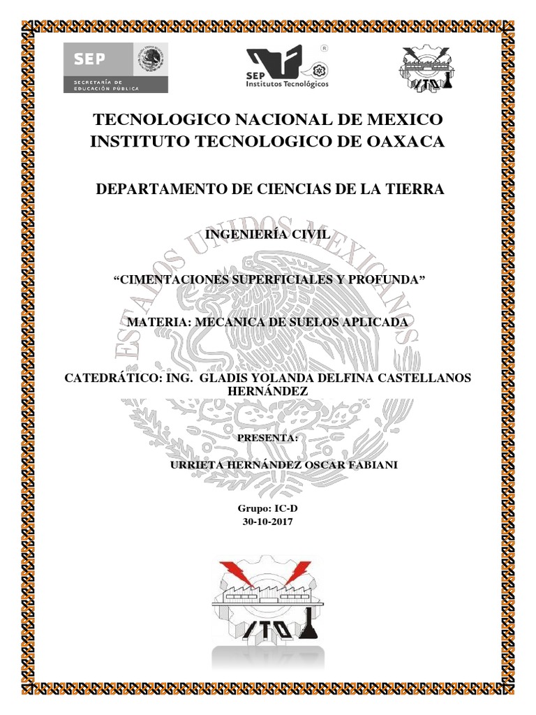 PORTADA Tecnológico Nacional de México | PDF