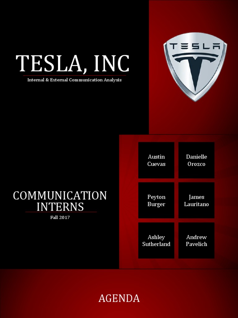 Tesla, Inc: Internal & External Communication Analysis | PDF