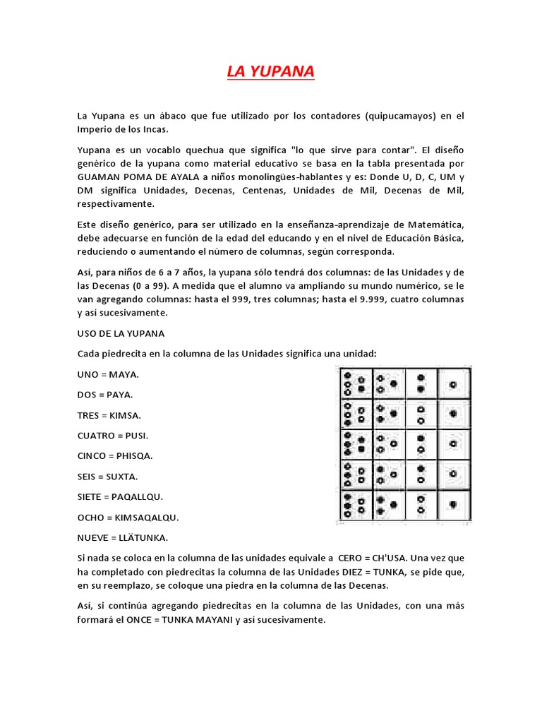 La Yupana | PDF