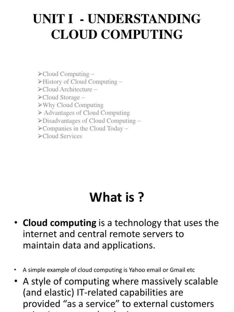 An Introduction to Cloud Computing: Concepts, Models, Services ...