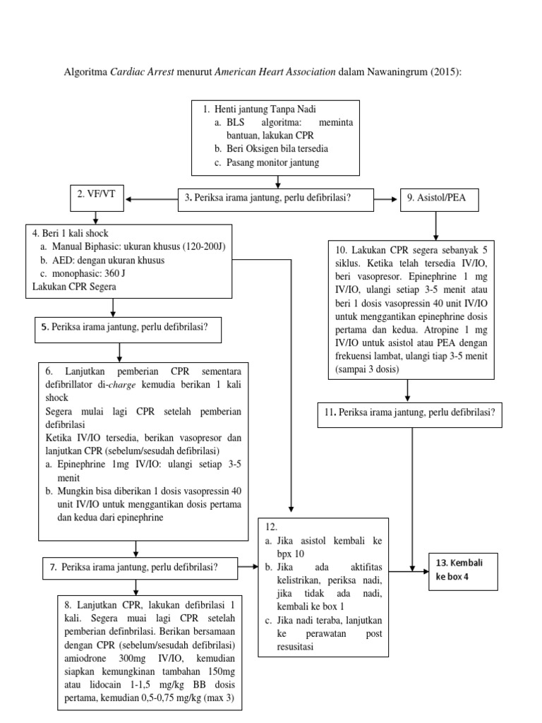 Algoritma Cardiac Arrest | PDF
