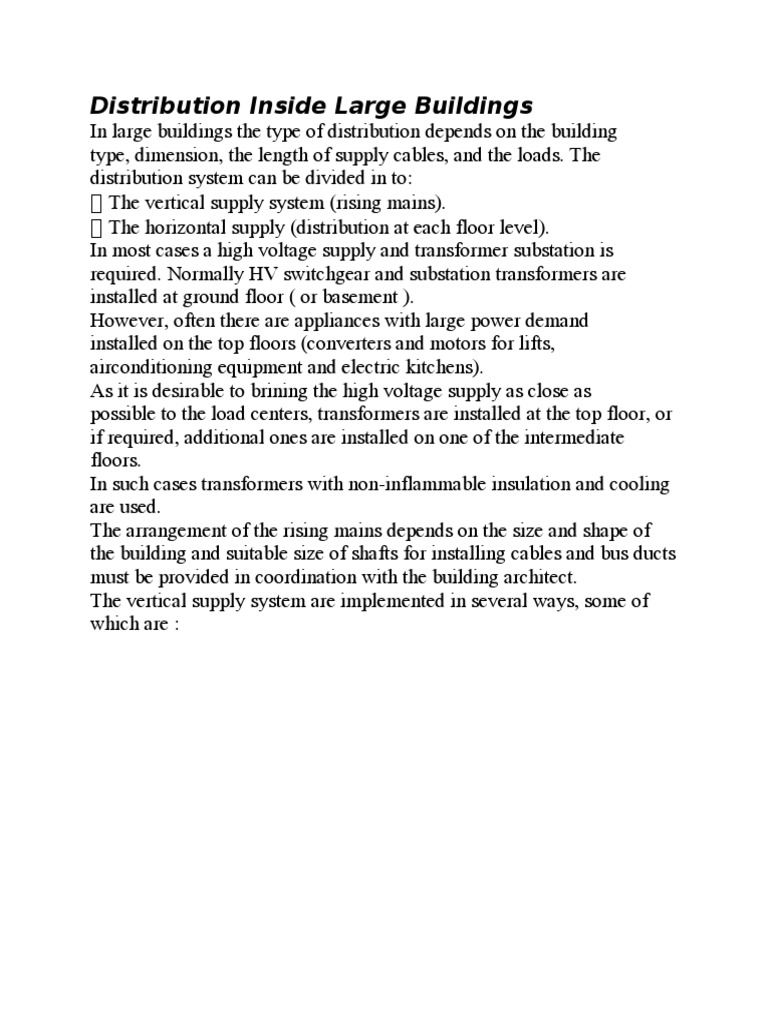 High Rise Building Slides | PDF | Power Inverter | Mains Electricity