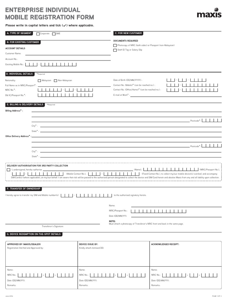 Maxis Pakej | PDF | Personally Identifiable Information | Privacy