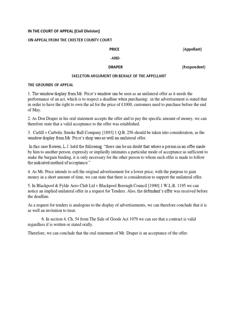 IN THE COURT OF APPEAL (Civil Division) | PDF