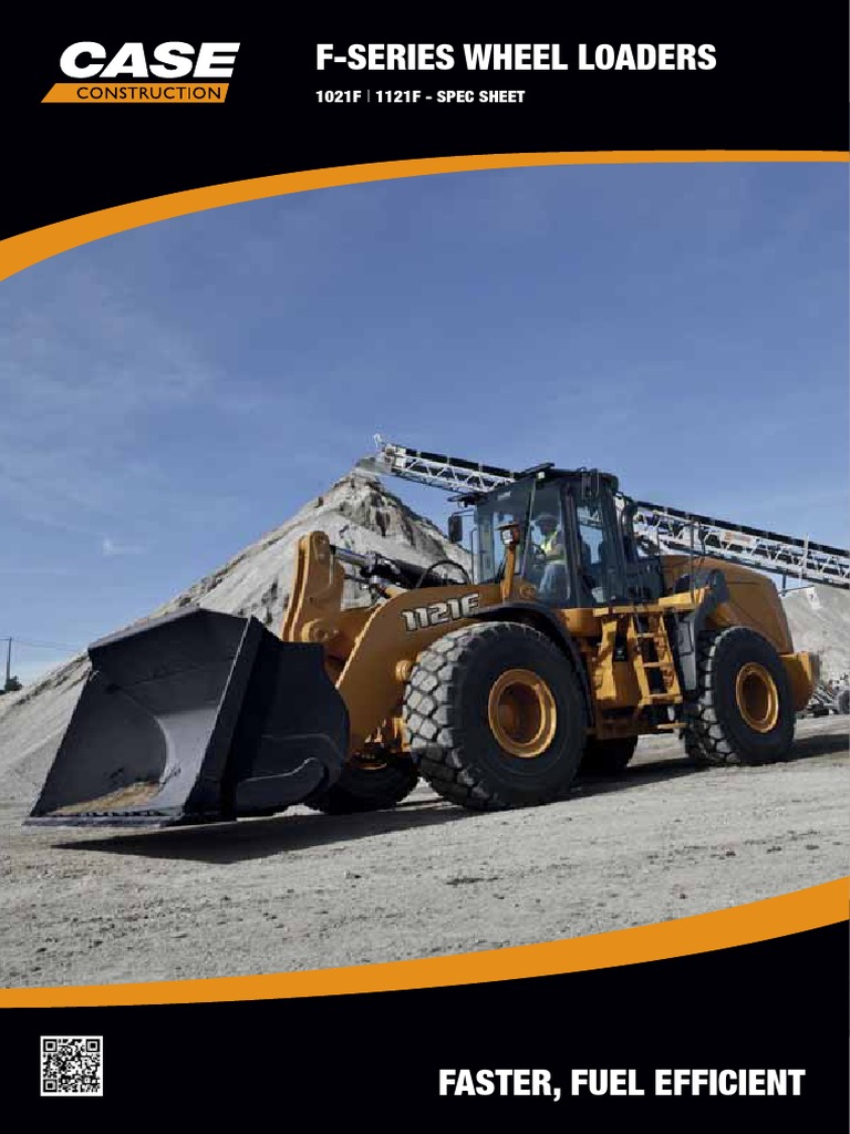 F-Series Wheel Loaders: 1021F 1121F - SPEC SHEET | PDF | Transmission ...