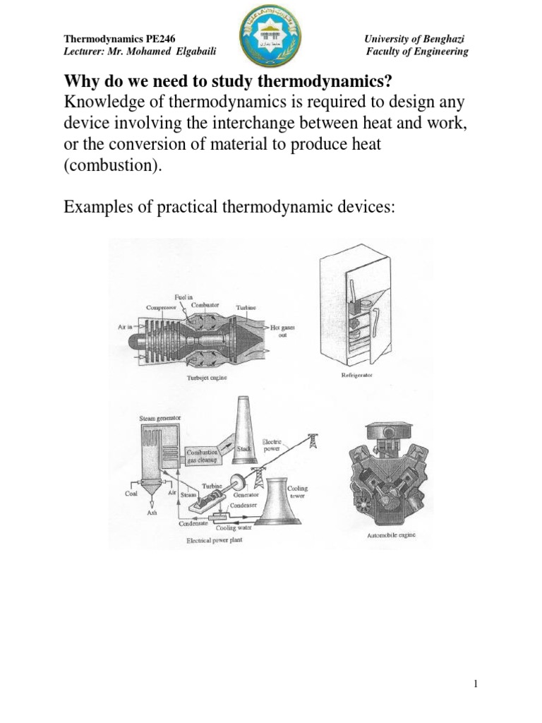 Lect1 2 | PDF | Temperature | Thermodynamics
