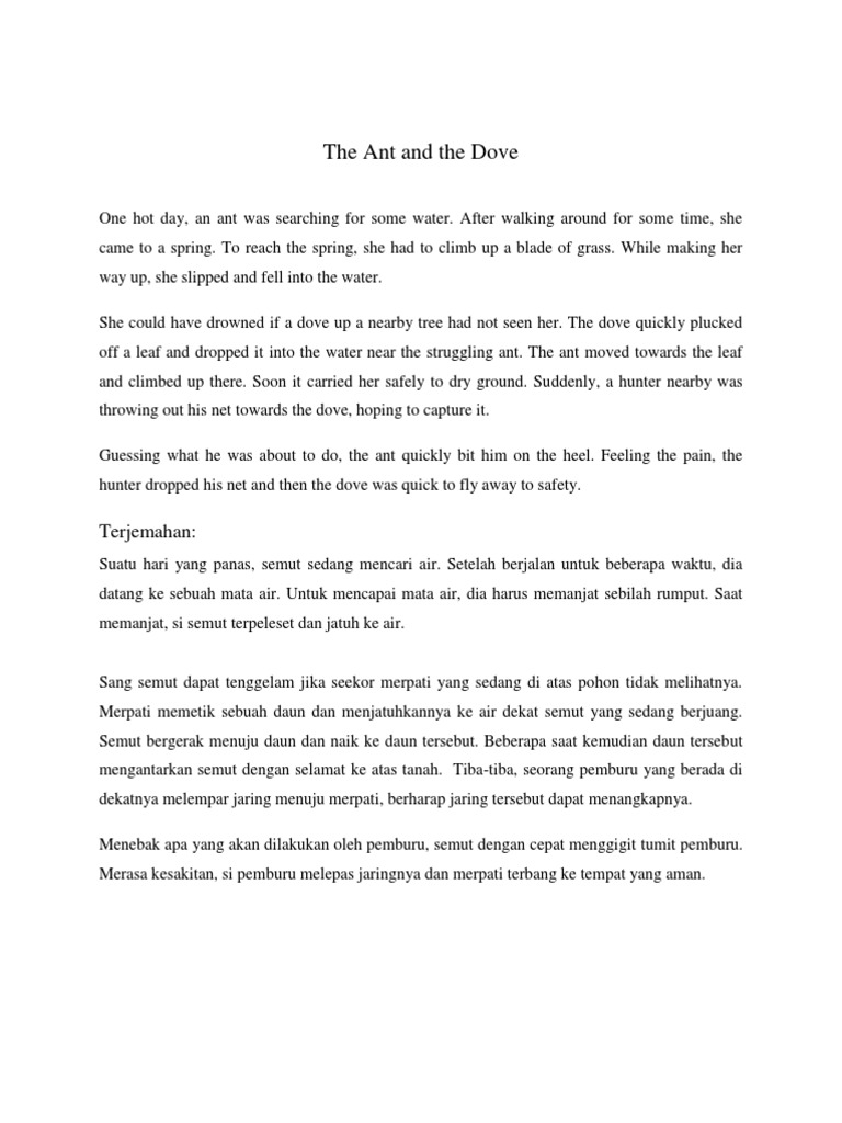 Ant and Dove | PDF | Agama & Spiritualitas | Fiksi Umum